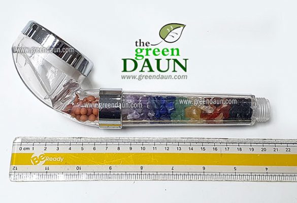 7 Chakra Crystal Shower Head - Green Daun