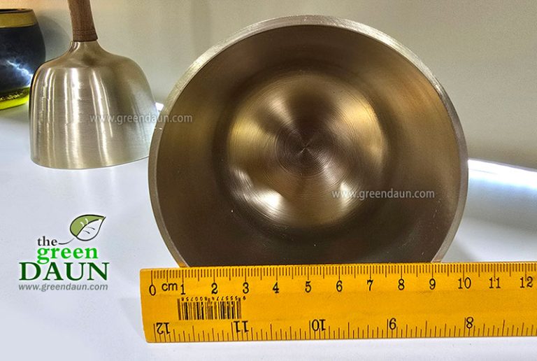 Singing Bowl Hand Bells - Green Daun